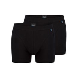 Schiesser Boxershorts 'Long Life Cotton' Herren Gr&ouml;&szlig;e XXL schwarz