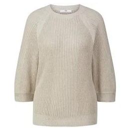 Rundhals-Pullover Peter Hahn beige, 38