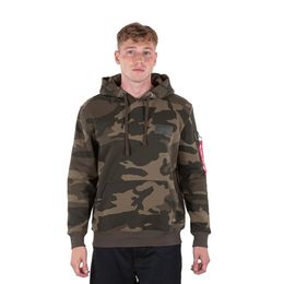 Alpha Industries Sweatshirt 'Back Print Camo' Herren Gr&ouml;&szlig;e M bunt