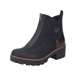 Rieker Stiefelette '79281' Damen Gr&ouml;&szlig;e 39 bronze / schwarz Winterschuhe