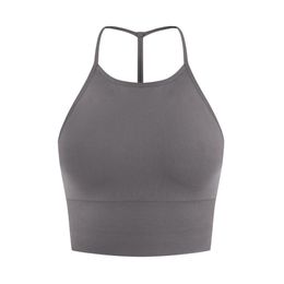 Smilodox Top Maria Solid Strap Light Support Damen Gr&ouml;&szlig;e L anthrazit
