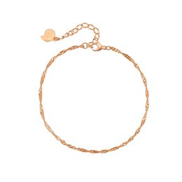Hey Happiness Fu&szlig;schmuck 'Singapore' Damen Gr&ouml;&szlig;e One Size rosegold