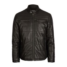Bugatti Lederjacke 'BUBosley' Herren Gr&ouml;&szlig;e M/L schwarz