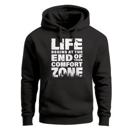 Neverless Sweatshirt 'life begins' Herren Gr&ouml;&szlig;e L schwarz