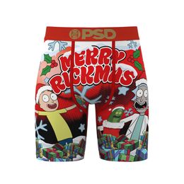 PSD Boxershorts 'Merry Rickmas' Herren Gr&ouml;&szlig;e S mischfarben / kirschrot
