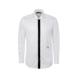 K by KARL LAGERFELD Karl Lagerfeld Hemd '605141' Herren Gr&ouml;&szlig;e L/XL schwarz / wei&szlig;