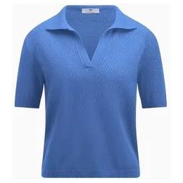Polo-Pullover Peter Hahn blau, 36