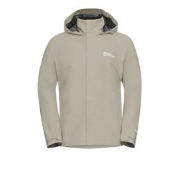 Jack Wolfskin Outdoorjacke Herren Gr&ouml;&szlig;e XL hellgrau / wei&szlig;