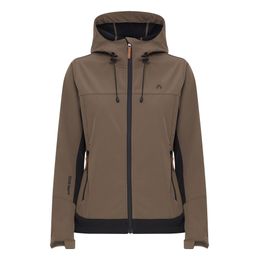 North Bend Outdoorjacke Damen Gr&ouml;&szlig;e XXL taupe / schwarz Winterjacke