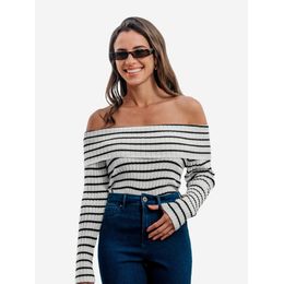Cupshe Pullover 'CAA06A4H028ZZ' Damen Gr&ouml;&szlig;e L wei&szlig;