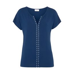 Boysen's Boysen's Shirt Damen Gr&ouml;&szlig;e L marine / hellblau