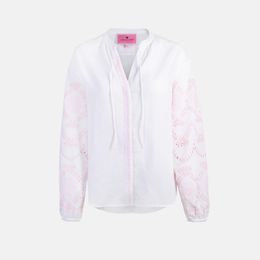 LIEBLINGSST&Uuml;CK Lieblingsst&uuml;ck Bluse Damen Gr&ouml;&szlig;e 4XL rosa / offwhite