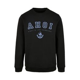 F4NT4STIC Sweatshirt 'Ahoi Knut & Jan Hamburg' Herren Gr&ouml;&szlig;e XXL blau / schwarz