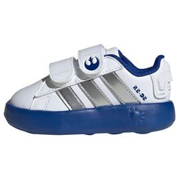 adidas Sportswear Sportschuh 'Adidas x Star Wars Grand Court 2.0' Jungen Gr&ouml;&szlig;e 20 blau / silber / wei&szlig;