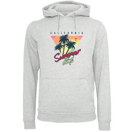 F4NT4STIC Sweatshirt 'California Palmen Retro' Herren Gr&ouml;&szlig;e M marine / hellgrau / hellorange / grenadine