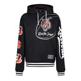 Recovered Kapuzenpullover 'NFL Bengals Rule The Jungle' Herren Gr&ouml;&szlig;e S schwarz
