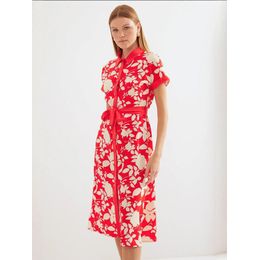 Bigdart Kleid Damen Gr&ouml;&szlig;e 36 creme / rot Winterkleid