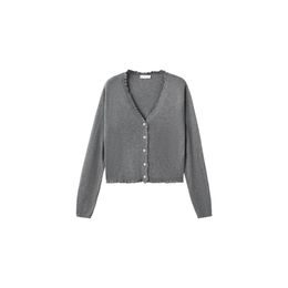 MANGO TEEN Strickjacke 'Super' Damen Gr&ouml;&szlig;e S graumeliert