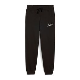 Puma Sporthose 'Essential Script' Damen Gr&ouml;&szlig;e XL schwarz / wei&szlig;