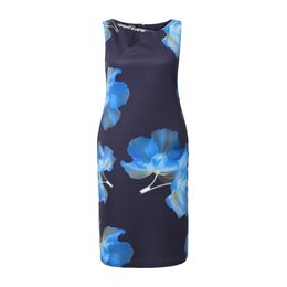 Ulla Popken Midikleid Damen Gr&ouml;&szlig;e 48 blau / marine Winterkleid