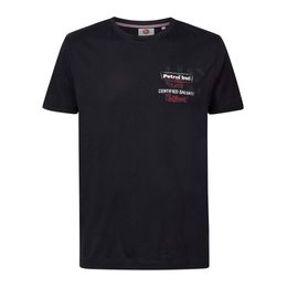 PETROL INDUSTRIES T-Shirt Herren Gr&ouml;&szlig;e M kirschrot / schwarz / offwhite