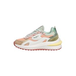 Pepe Jeans Sneaker 'WINSLOW YOUNG' Damen Gr&ouml;&szlig;e 36 hellgelb / pastellgr&uuml;n / rosa / wei&szlig;