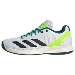 adidas Performance Sportschuh 'Pickleball' Herren Gr&ouml;&szlig;e 44 tanne / neongr&uuml;n / schwarz / wei&szlig;