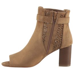 Aniston Ankle Boots Damen Gr&ouml;&szlig;e 40 cognac Winterschuhe