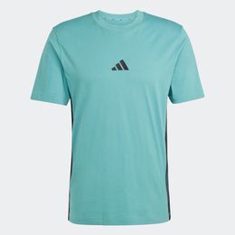 adidas Sportswear Funktionsshirt Herren Gr&ouml;&szlig;e L t&uuml;rkis / schwarz