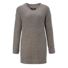 Aniston Casual Pullover Damen Gr&ouml;&szlig;e 4XL graumeliert