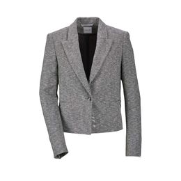Madeleine Mode Madeleine Blazer Damen Gr&ouml;&szlig;e 40 grau / wei&szlig;