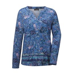 GOLDNER Shirt Damen Gr&ouml;&szlig;e M/L blau / mischfarben