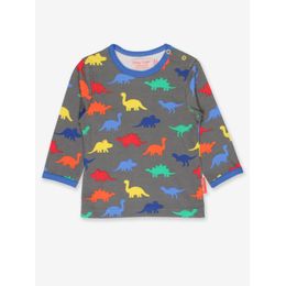 Toby tiger Shirt 'Dinosaurier' Jungen Gr&ouml;&szlig;e 56 grau
