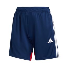 adidas Performance Sportshorts 'Tiro 25 Essentials' Damen Gr&ouml;&szlig;e XS/S enzian / hellrot / wei&szlig;