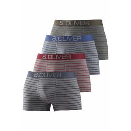 s.Oliver Boxershorts Herren Gr&ouml;&szlig;e L taubenblau / grau / rauchgrau / bordeaux