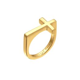 Kuzzoi Ring Herren Gr&ouml;&szlig;e 60 gold