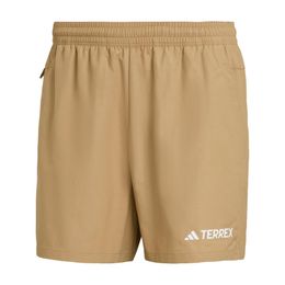 adidas terrex Sportshorts 'Multi' Herren Gr&ouml;&szlig;e L hellbraun / wei&szlig;