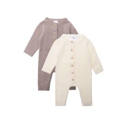 Liliput Overall Gr&ouml;&szlig;e 68 taupe / wollwei&szlig;