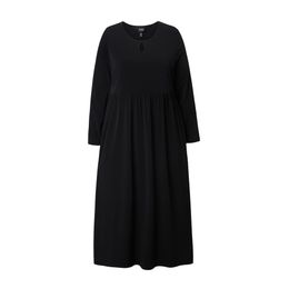 Ulla Popken Kleid Damen Gr&ouml;&szlig;e 46/48 schwarz Winterkleid