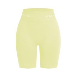 Smilodox Scrunch Shorts Azura Highwaist Damen Gr&ouml;&szlig;e L gelb