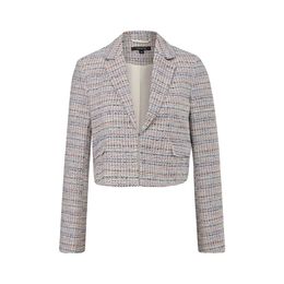 comma, COMMA Blazer Damen Gr&ouml;&szlig;e 34 beige / hellblau / rot / schwarz