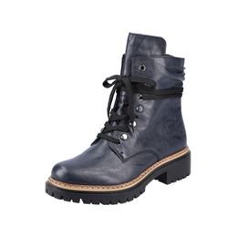Rieker Schn&uuml;rstiefelette Damen Gr&ouml;&szlig;e 37 nachtblau Winterschuhe