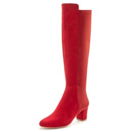 Lascana Stiefel Damen Gr&ouml;&szlig;e 41 rot Winterschuhe