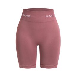 Smilodox Scrunch Shorts Azura Highwaist Damen Gr&ouml;&szlig;e M altrosa