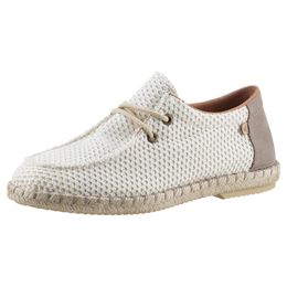 VERBENAS Espadrilles Herren Gr&ouml;&szlig;e 45 beige / wei&szlig;