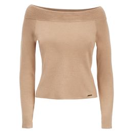 Influencer Pullover Damen Gr&ouml;&szlig;e S camel