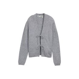 Tom Tailor Denim Strickjacke Damen Gr&ouml;&szlig;e S grau / graumeliert