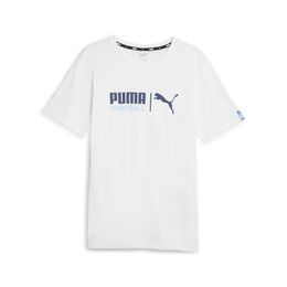 Puma Funktionsshirt Herren Gr&ouml;&szlig;e L dunkelblau / wei&szlig;
