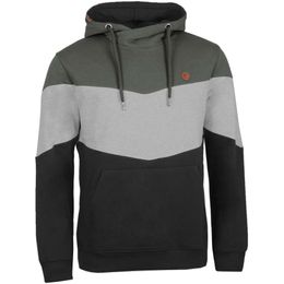 INDICODE Jeans Sweatshirt Herren Gr&ouml;&szlig;e S hellgrau / dunkelgrau / schwarz