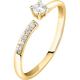 Live Diamond Ring Damen Gr&ouml;&szlig;e 54 gold / wei&szlig;